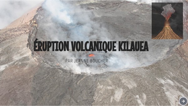 Éruption volcanique Kilauea | Genially