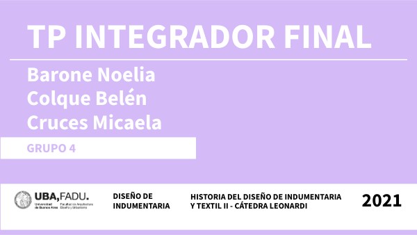 VIDEOPRESENTACIÓN TP INTEGRADOR FINAL HDITII