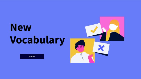 New vocabulary