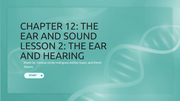 THE EAR AND SOUND | Genially