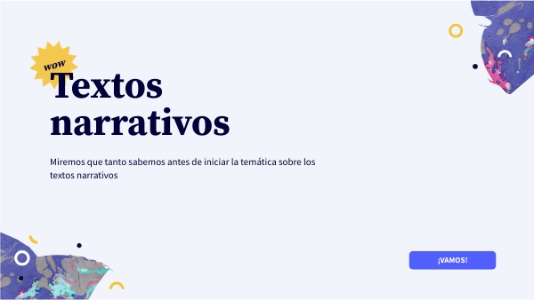 Textos narrativos | Genially