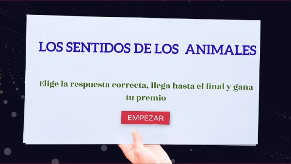 LOS SENTIDOS DE LOS ANIMALES