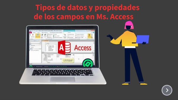 Tipos de datos y propiedades de access | Genially