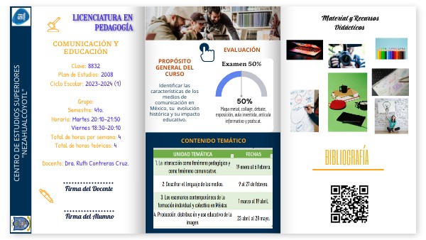 Tríptico_Comunicación y Educación | Genially