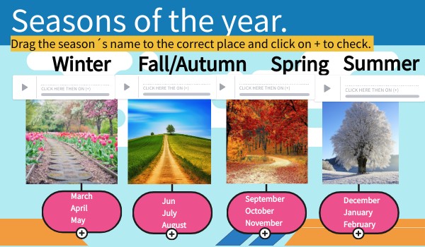 Seasons of the year | Genially