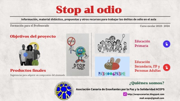 STOP AL ODIO PRESENTACIÓN ACEPS | Genially