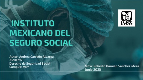PRESENTACIÓN IMSS | Genially