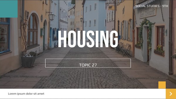 27: Housing | Genially