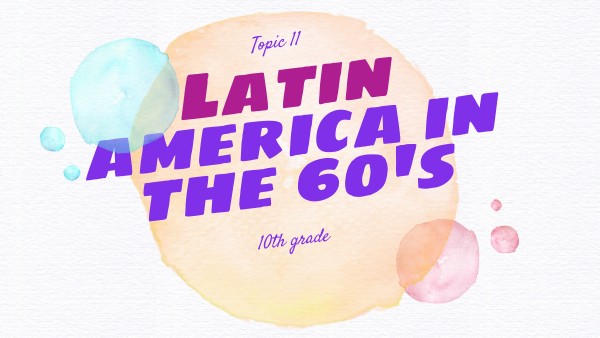 11. America in the 60's