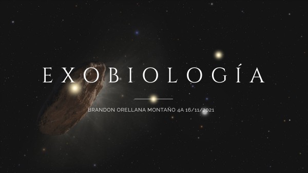 EXOBIOLOGÍA