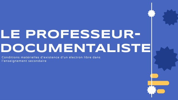 Présentation prof-doc