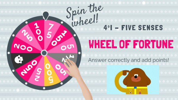 GENIAL WHEEL QUIZ - Five Senses