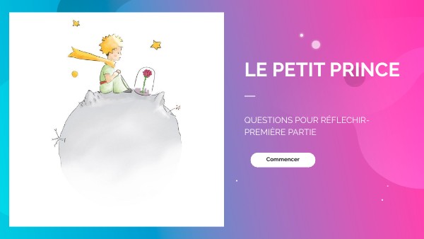 Questions du Petit Prince