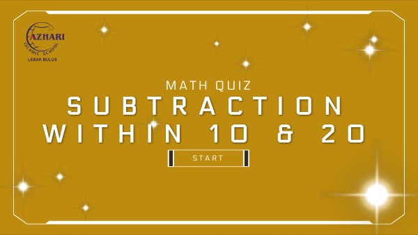 Game Subtraction 10 & 20 | Genially