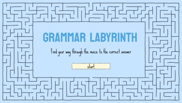 GRAMMAR LABYRINTH | Genially