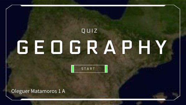 QUIZ GEOGRAPHY | Genially