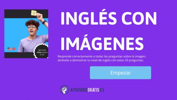 Inglés con imágenes: Quiz | Genially