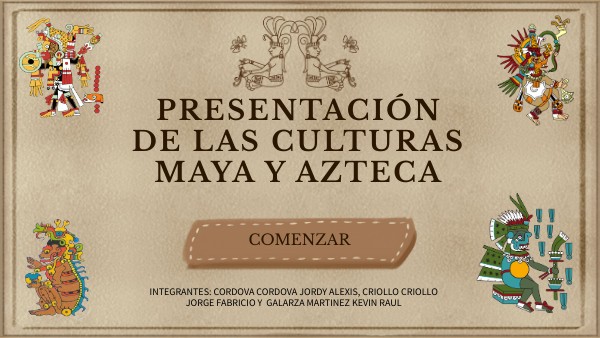 PRESENTACIÓN HISTÓRICA MAYA Y AZTECA | Genially