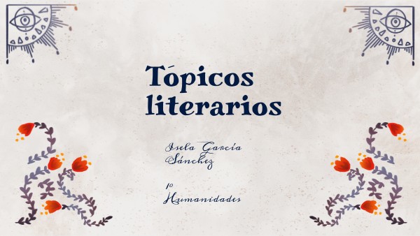 tópicos literarios | Genially