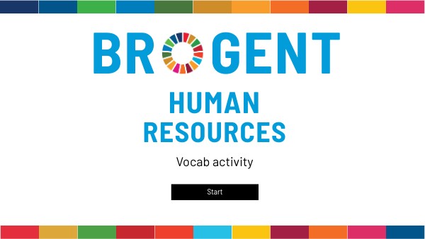 Brogent Human Resources Vocab activity | Genially