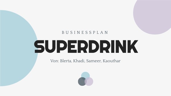 SUPERDRINK | Genially