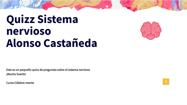 Producto final Quizz Sistema Nervioso Alonso Castañeda