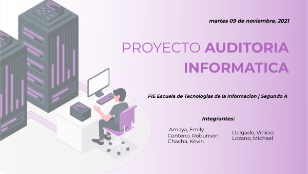 Proyecto AUDITORIA INFORMATICA | Genially