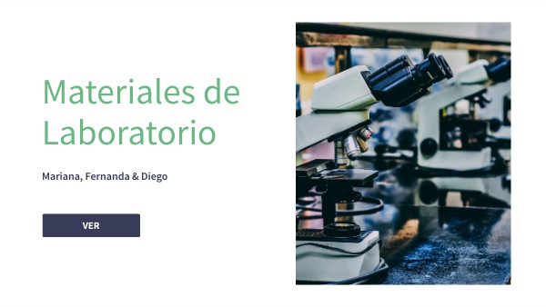 Materiales de Laboratorio | Genially