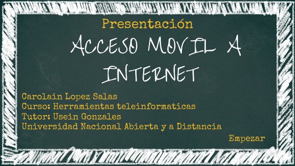 Acceso móvil a internet | Genially