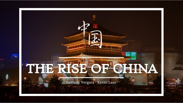 THE RISE OF CHINA | Genially