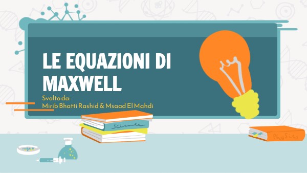 LE EQUAZIONI DI MAXWELL