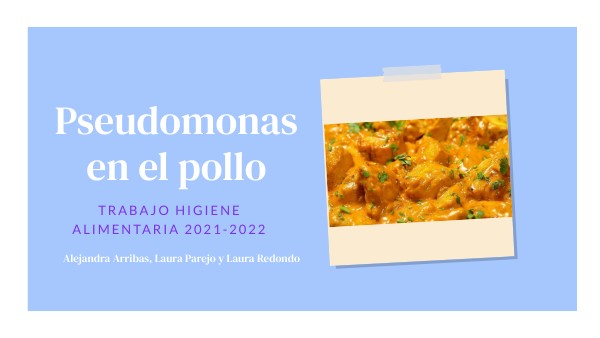 Pseudomonas en pollo | Genially