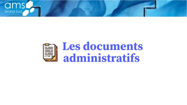 Documents administratifs AFC FLE A1 | Genially