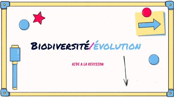 Entrainement 2nd Biodiversité | Genially