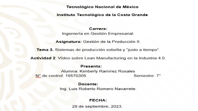 Lean Manufacturing | Genially