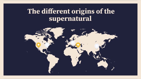 The different origins of the supernatural | Genially