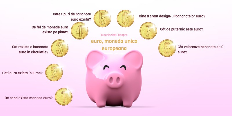 8 curiozități despre euro, moneda unică europeană