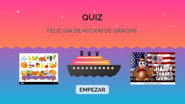 DÌA DE ACCION DE GRACIAS. | Genially