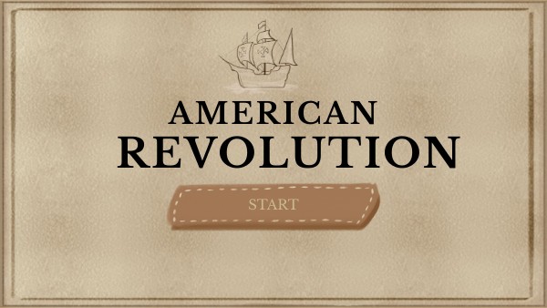 AMERICAN REVOLUTION (ESCAPE ROOM)