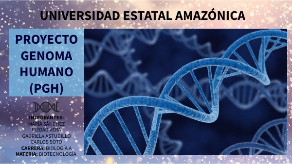 PROYECTO GENOMA HUMANO