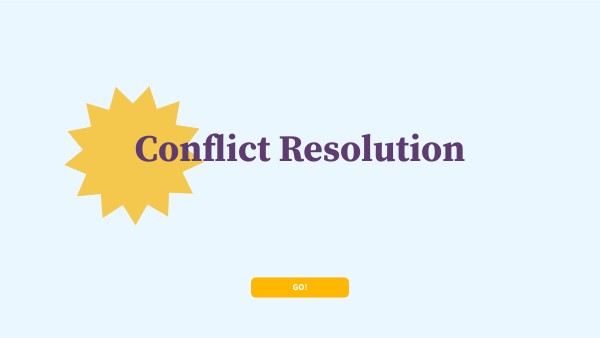 Conflict Resolution Workshop