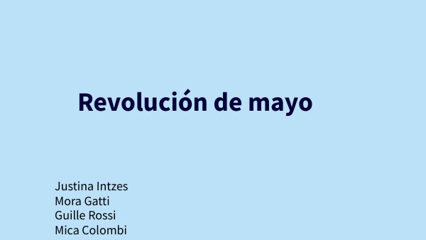 HISTORIO REV. MAYO | Genially