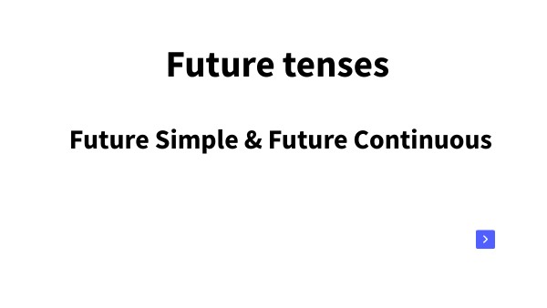 Future Simple & Future Continuous | Genially