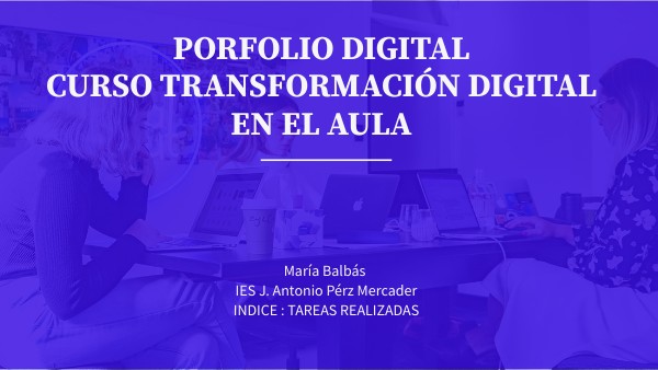 PORFOLIO DIGITAL María Balbás