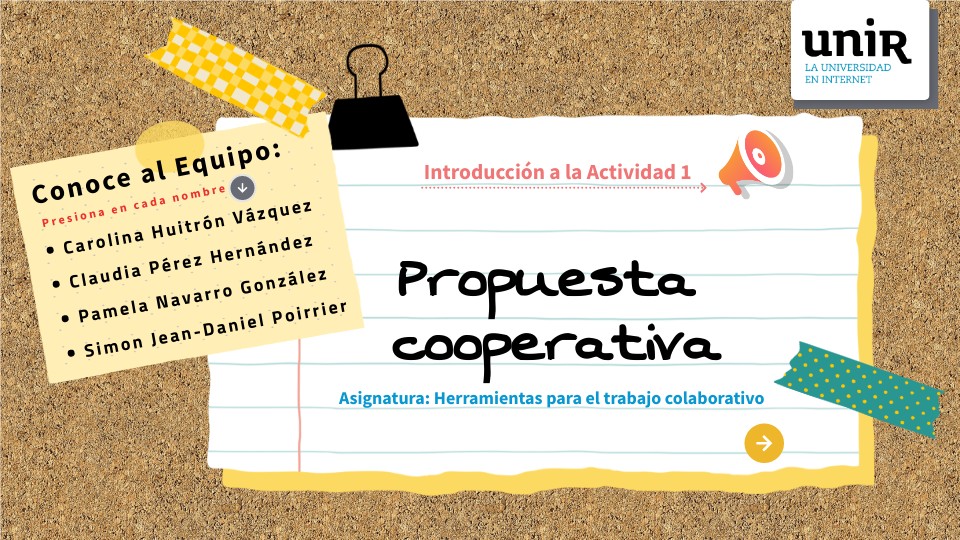 Propuesta Cooperativa (Actividad 2) | Genially