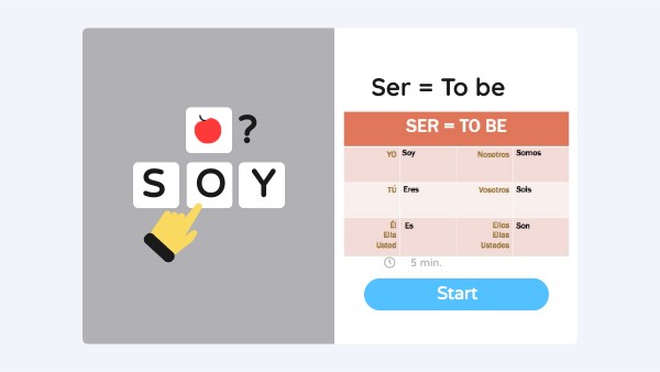 PRACTICA VERBO SER | Genially