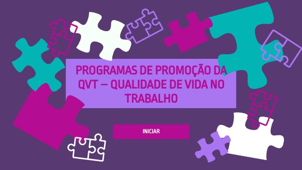 QUIZ - Programas de Promoção da QVT | Genially