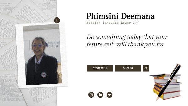 20 Phimsini BIO | Genially