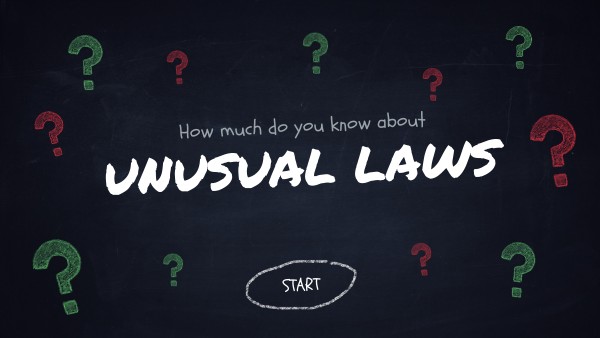 unusual laws | Genially