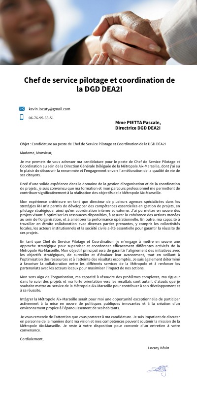 LM Chef de service DGD